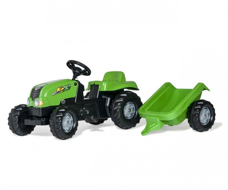 Rolly Toys 012169 Rolly Kid Traktorius Su Priekaba, žalias - www ...