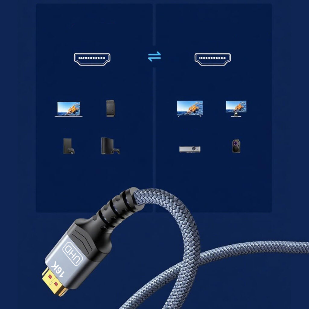 "displayport" Kabelis Su Vesa 80 Gbps Sertifikatu 16k Hdr Hdcp Dsc 1 M ...
