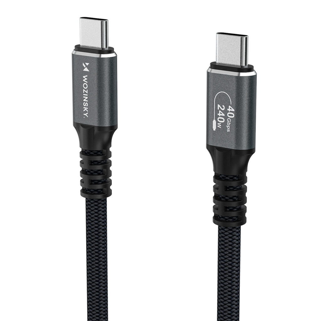 Usb-c "thunderbolt 4" 240 W 2 M 4k Kabelis - Juodas - www ...